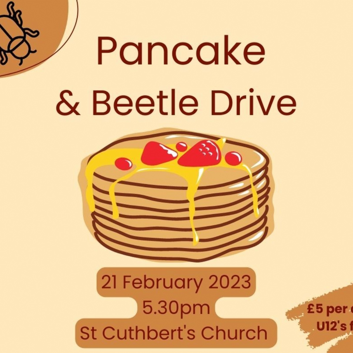 St Cuthbert's CoE Primary School - Pancake and Beetle Drive